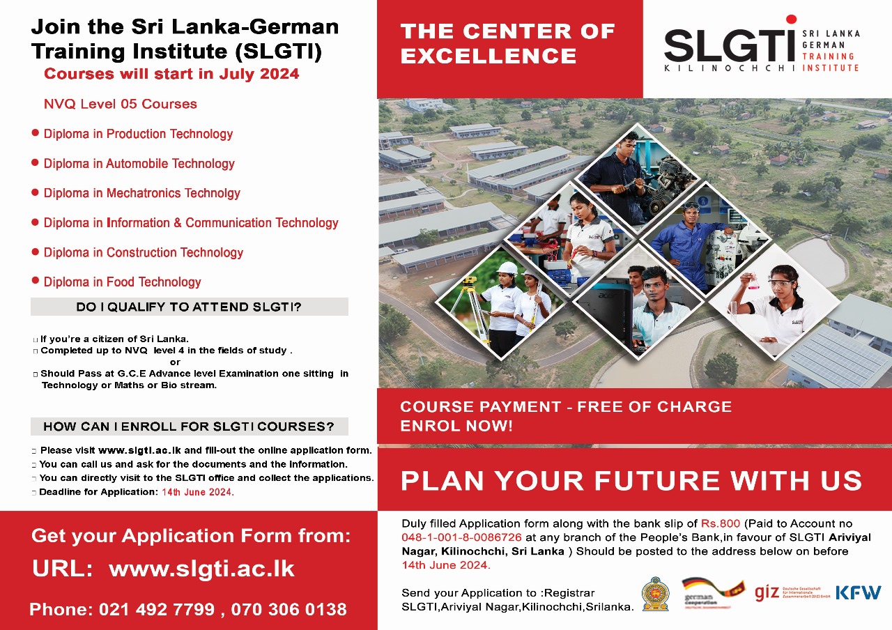 SLGTI – Sri Lanka – German Training Institute